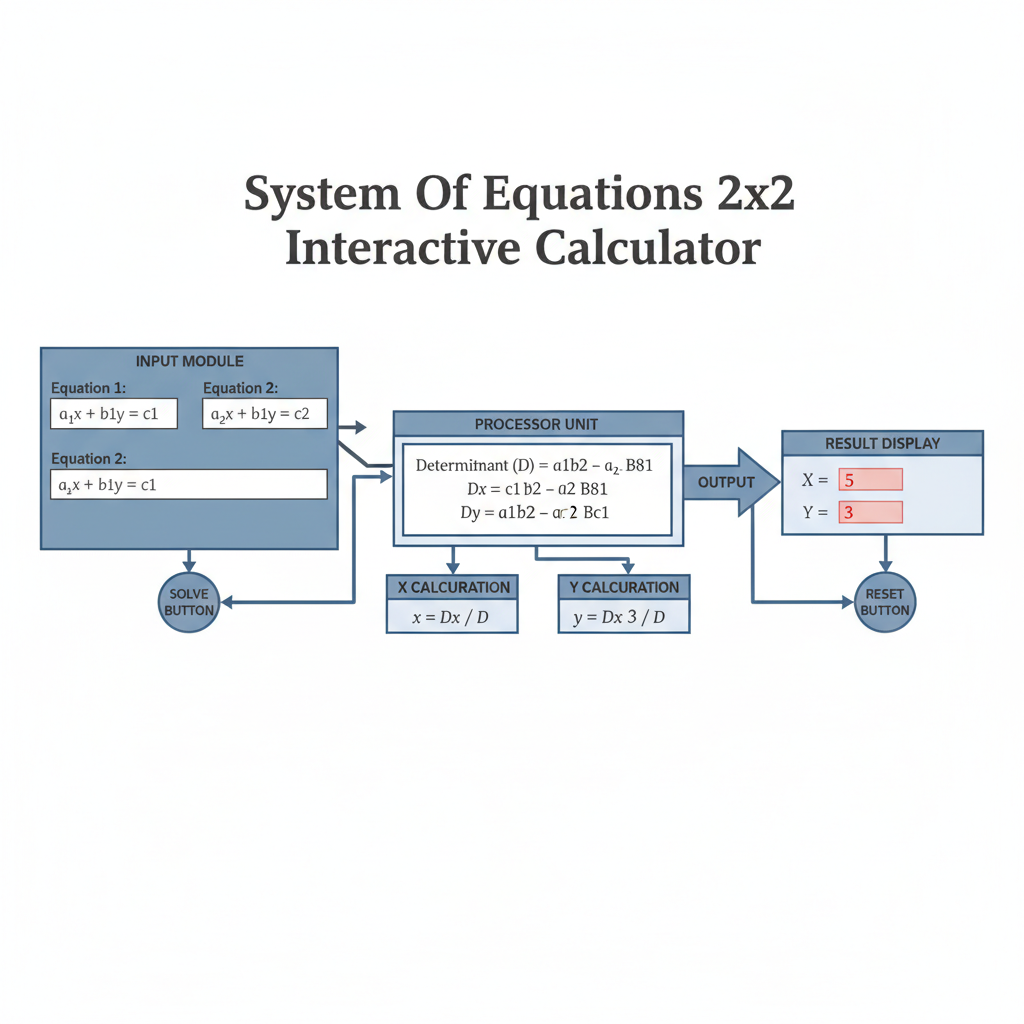 System of Equations 2x2 Interactive Calculator | FIRGELLI
