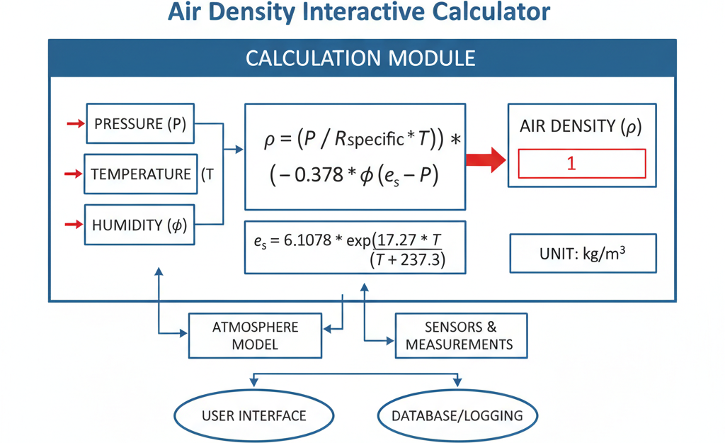 Air Density Interactive Calculator | FIRGELLI