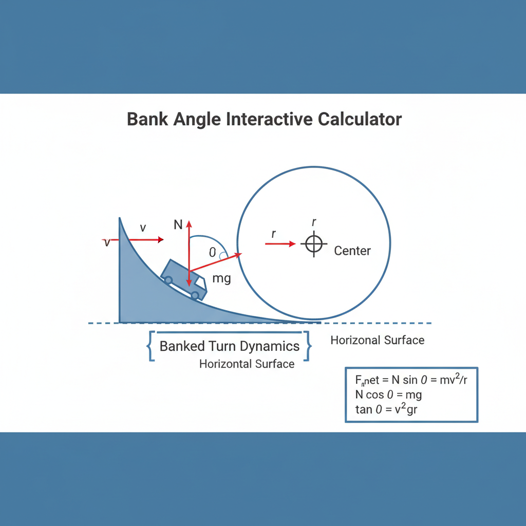 Bank Angle Interactive Calculator | FIRGELLI