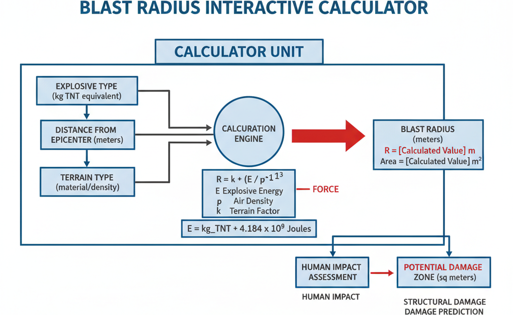 Blast Radius Interactive Calculator | FIRGELLI