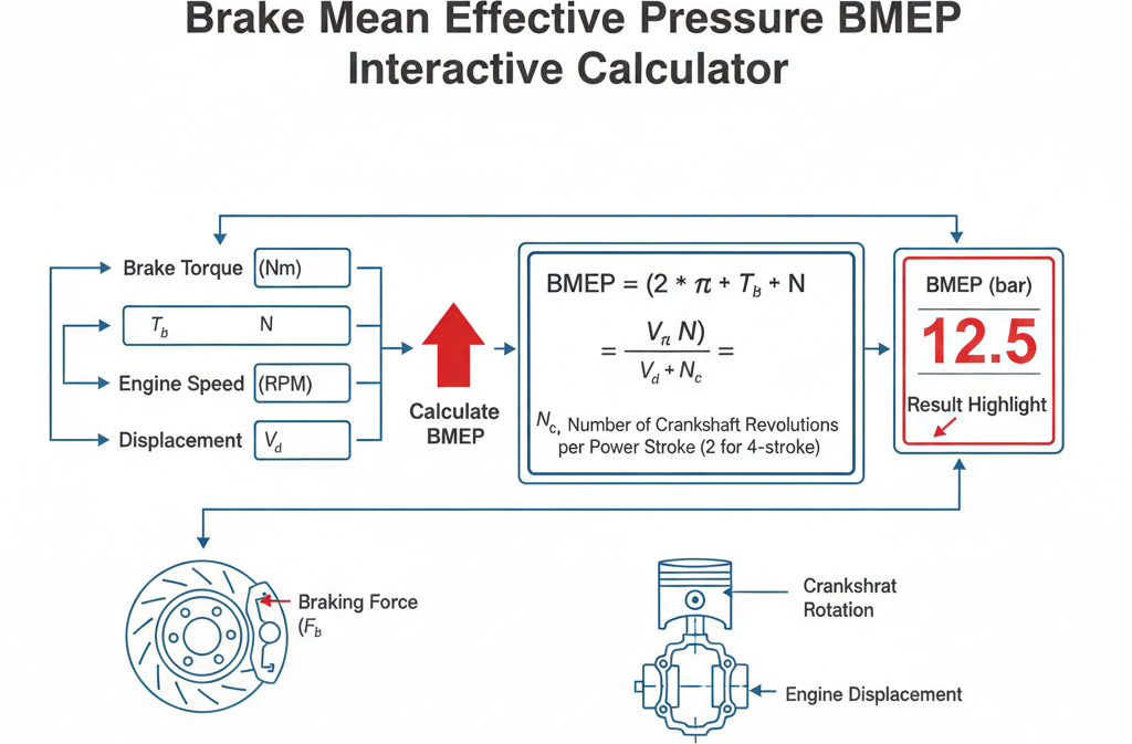 Brake Mean Effective Pressure Interactive Calculator | FI...