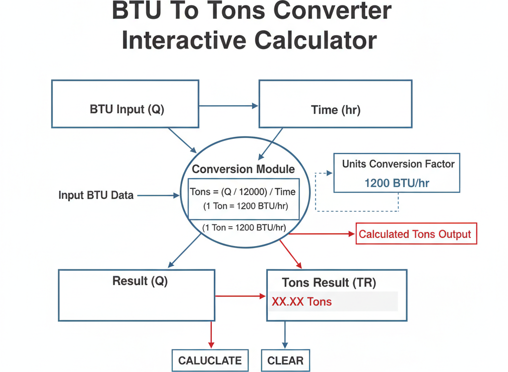 BTU to Tons Interactive Calculator | FIRGELLI
