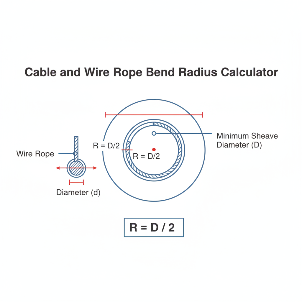 Free Cable and Wire Rope Bend Radius Calculator | FIRGELLI Engineering