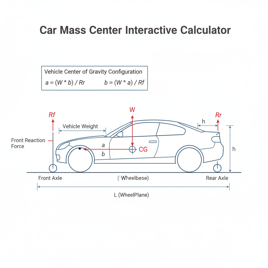 Car Mass Center Interactive Calculator | FIRGELLI