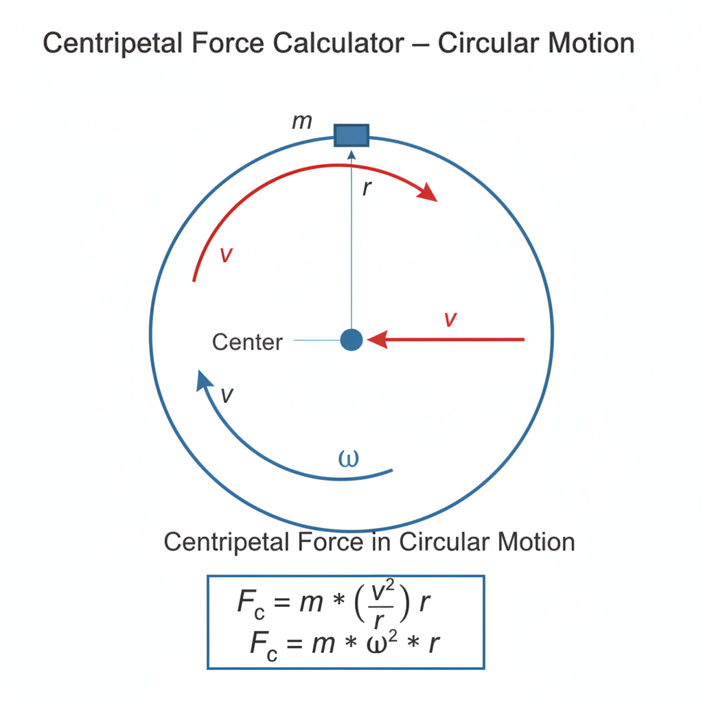 Free Centripetal Force Calculator — Circular Motion | FIRGELLI Enginee