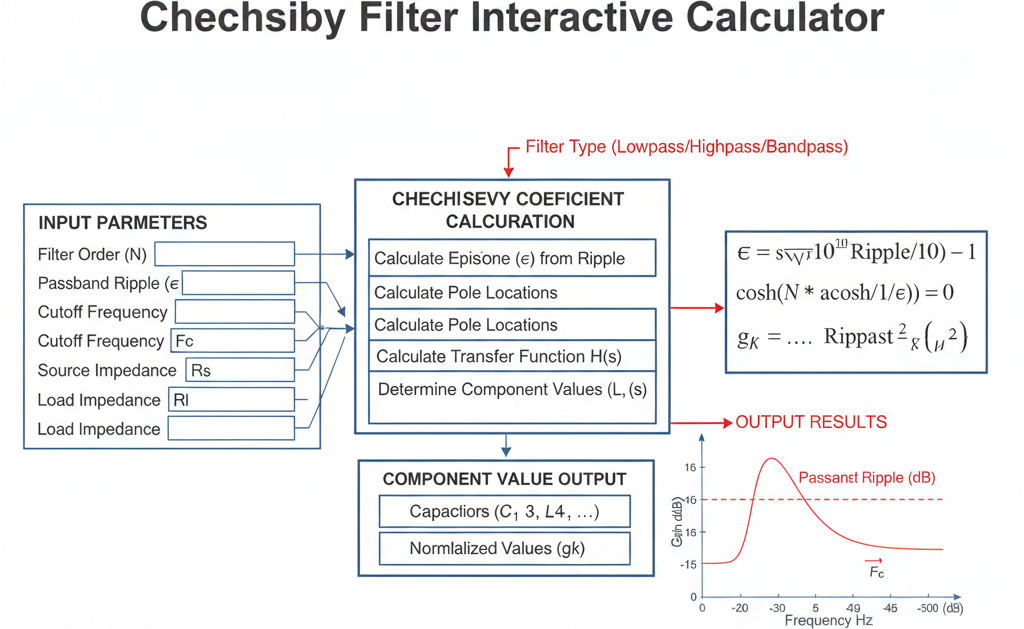 Chebyshev Filter Interactive Calculator | FIRGELLI