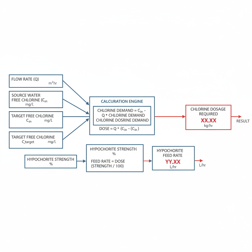 Chlorine Dosage Disinfection Interactive Calculator | FIR...
