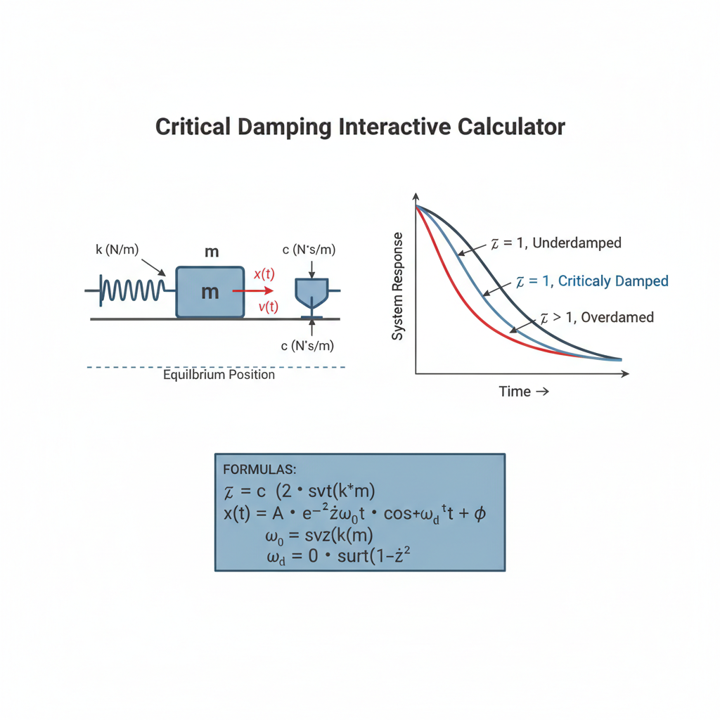 Critical Damping Interactive Calculator | FIRGELLI