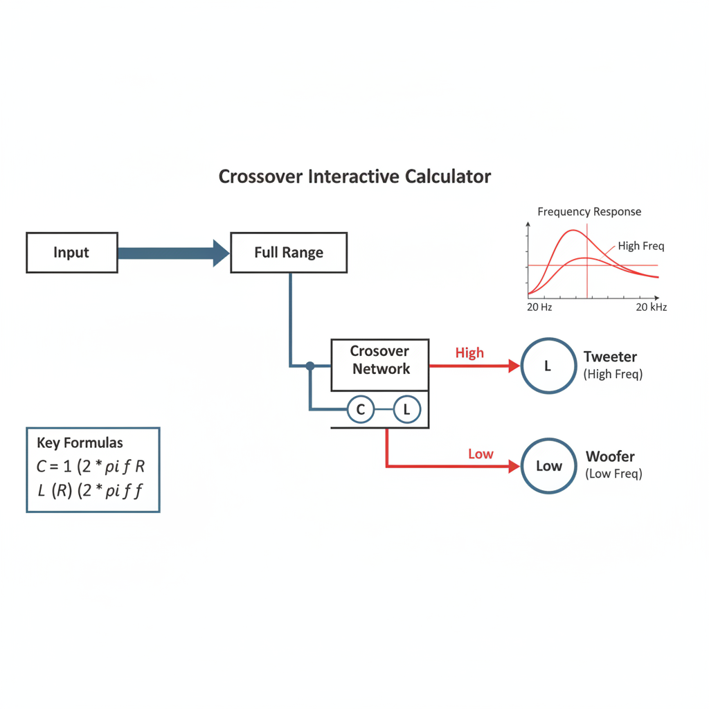 Crossover Interactive Calculator | Audio Filter Design