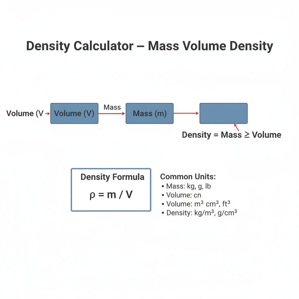 Free Density Calculator — Mass Volume Density | FIRGELLI Engineering