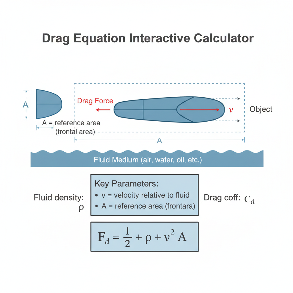 Drag Equation Interactive Calculator | FIRGELLI