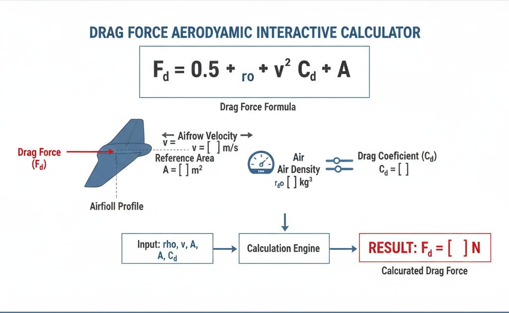 Drag Force Aerodynamic Interactive Calculator | FIRGELLI