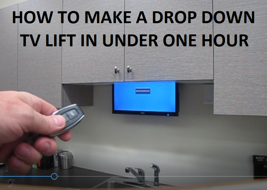 Make a $400 Drop Down TV Lift in Under an Hour | Firgelli