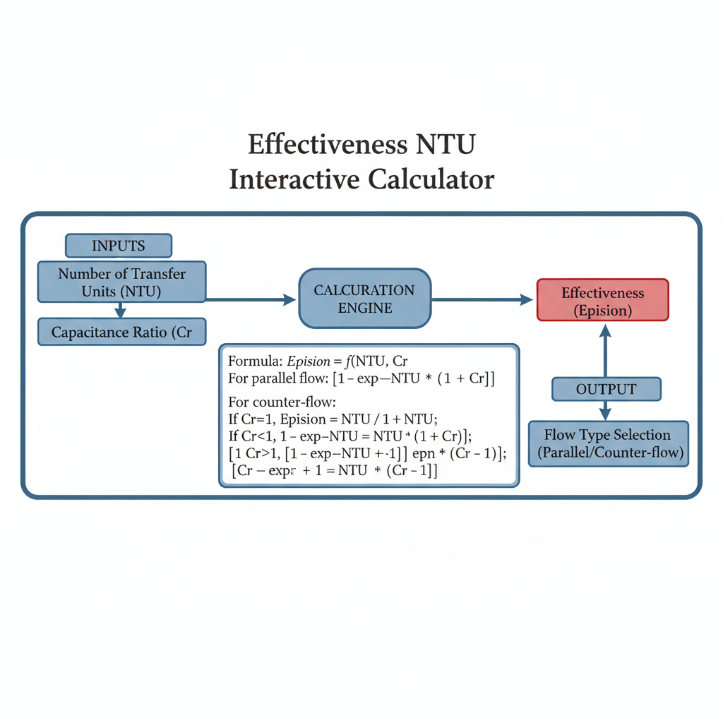 Effectiveness-NTU Interactive Calculator | FIRGELLI