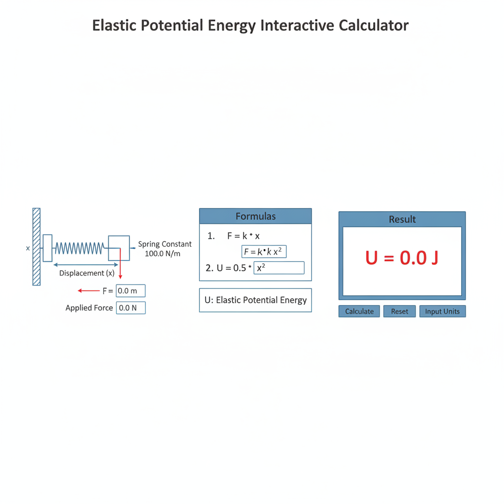 Elastic Potential Energy Interactive Calculator | FIRGELLI