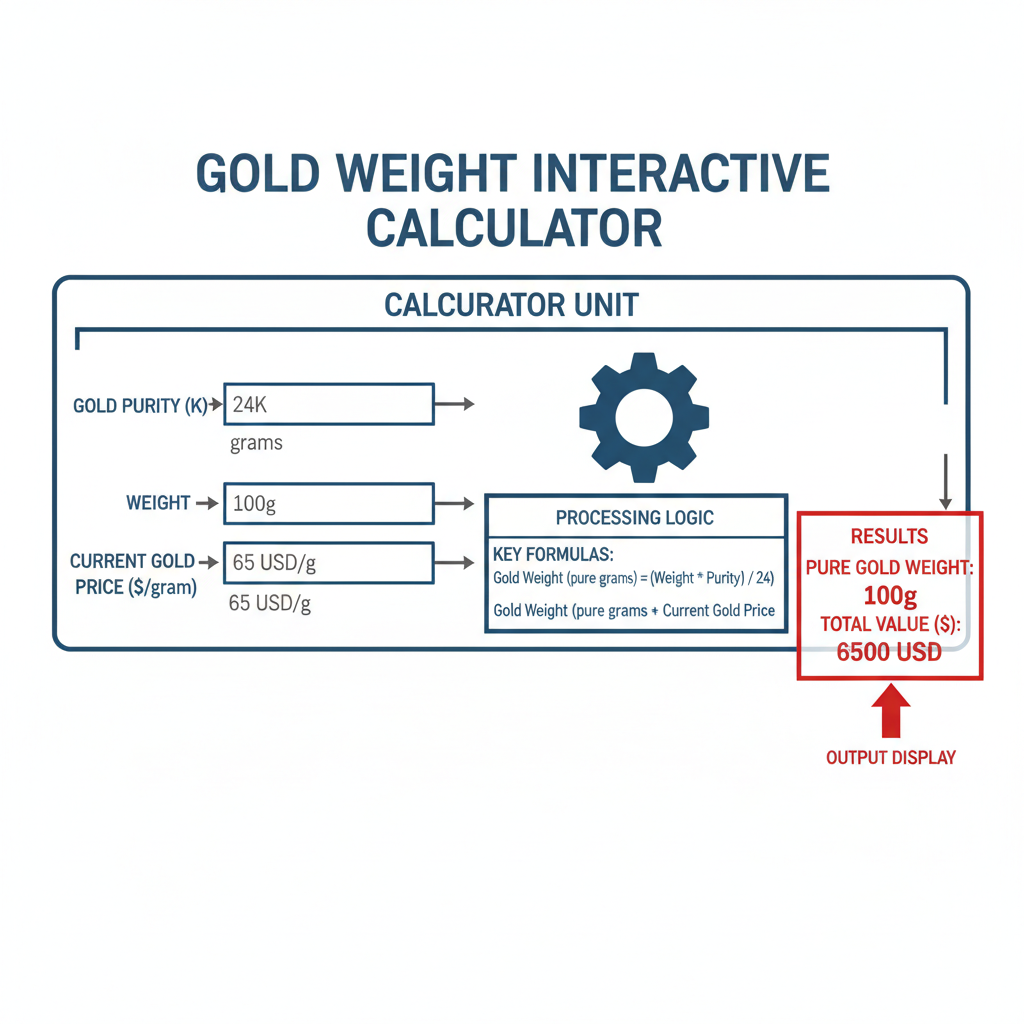 Gold Weight Interactive Calculator | FIRGELLI