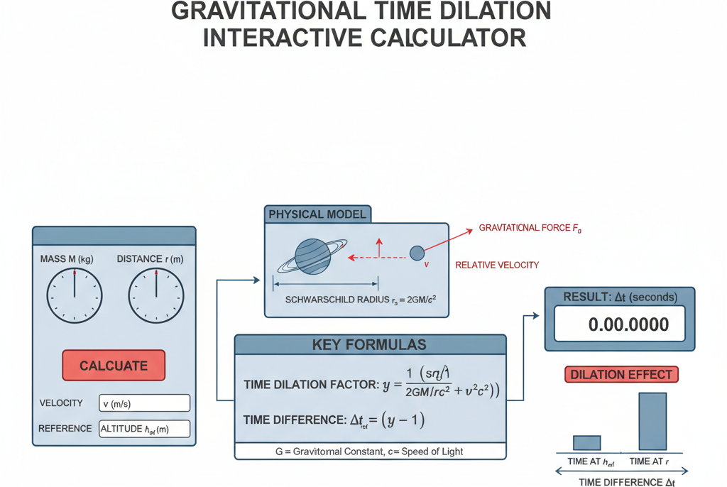 Gravitational Time Dilation Interactive Calculator | FIRG...