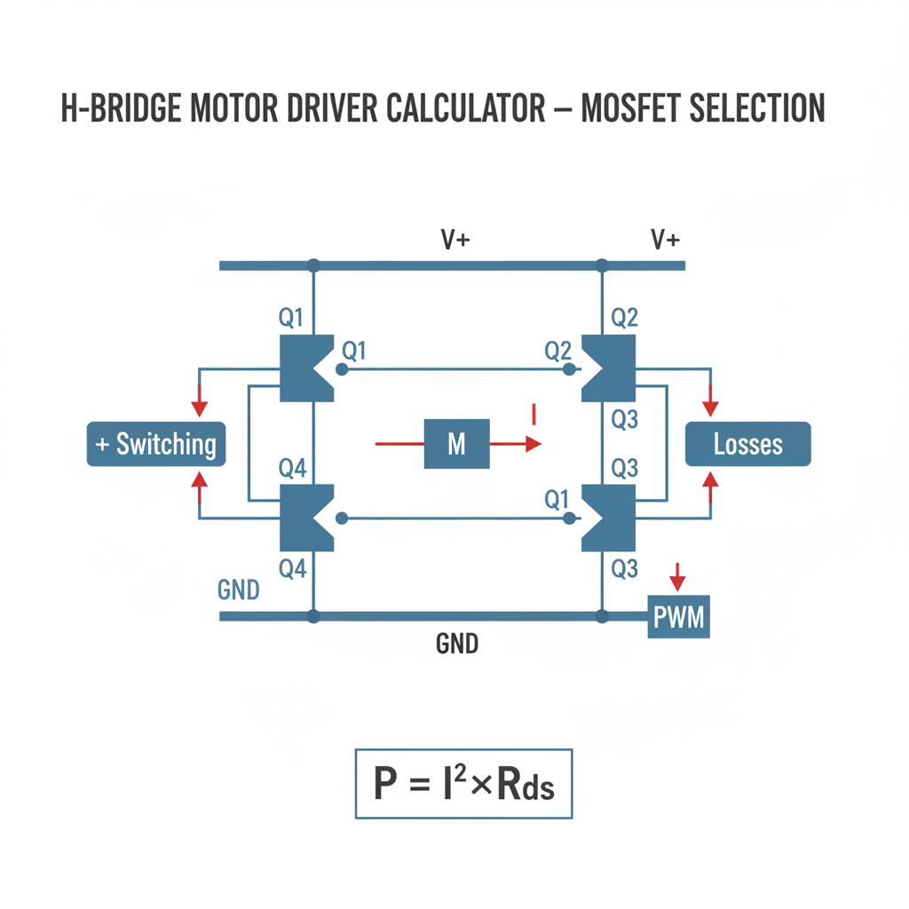 Free H-Bridge Motor Driver Calculator — MOSFET Selection | FIRGELLI En