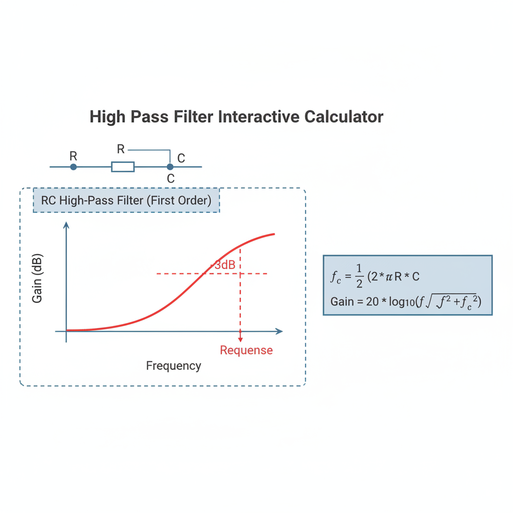 High Pass Filter Interactive Calculator | FIRGELLI