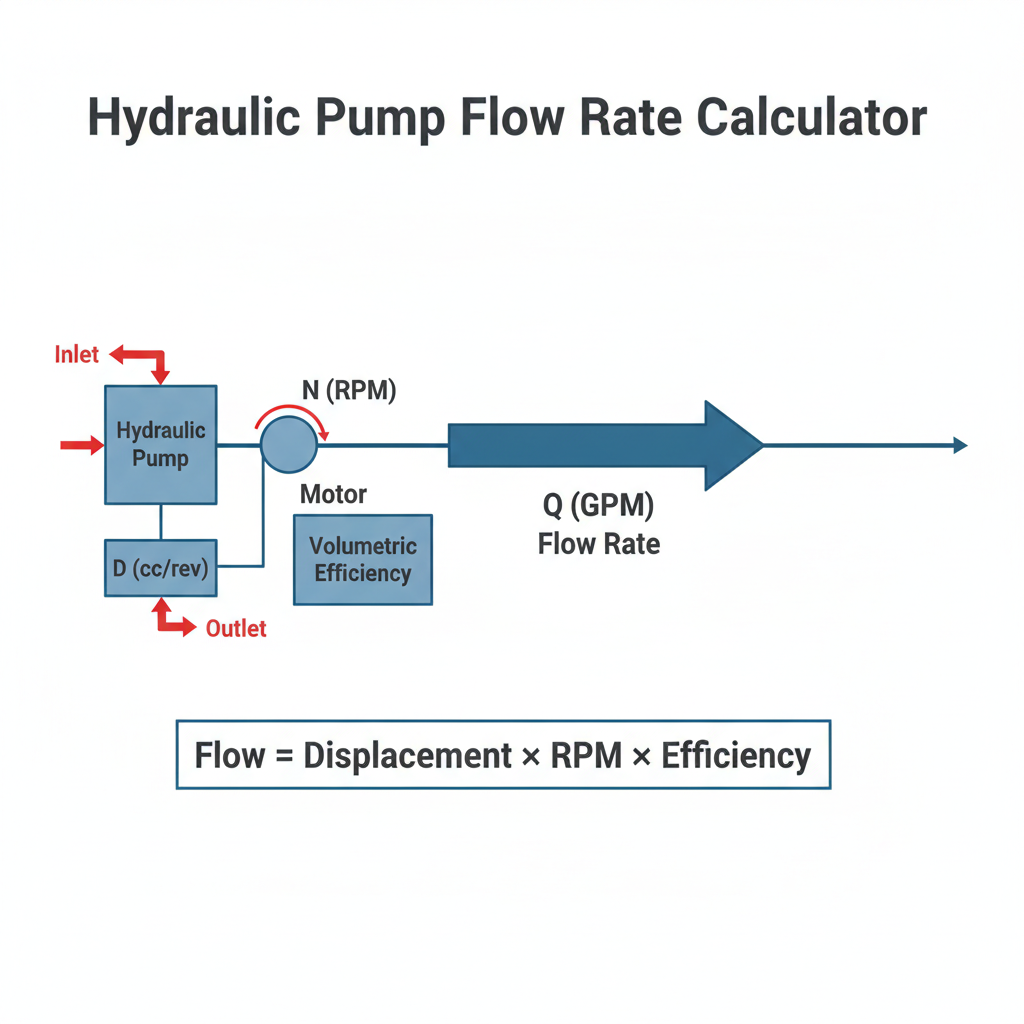 Free Hydraulic Pump Flow Rate Calculator | FIRGELLI Engineering