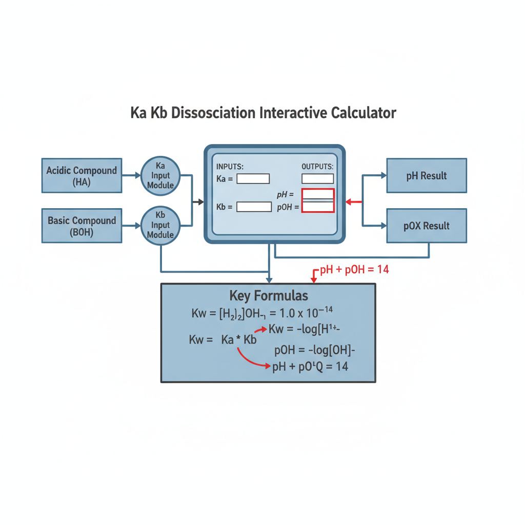 Ka Kb Dissociation Interactive Calculator | FIRGELLI