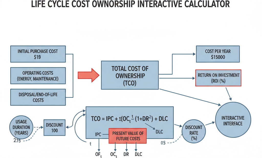Life Cycle Cost Ownership Interactive Calculator | FIRGELLI