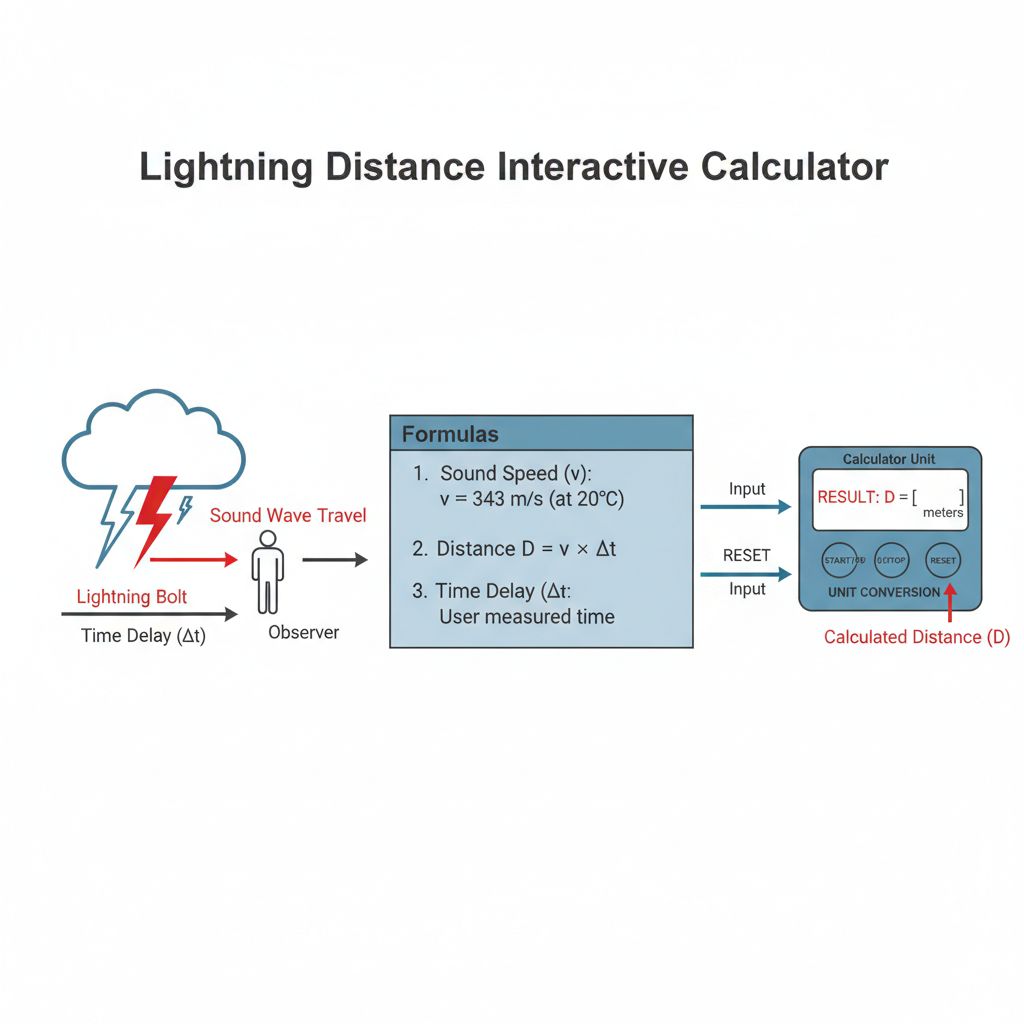 Lightning Distance Interactive Calculator | FIRGELLI
