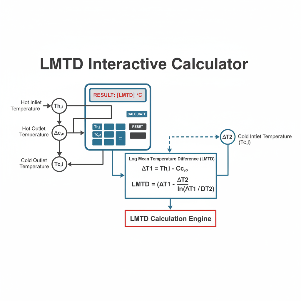 LMTD Interactive Calculator for Heat Exchangers | FIRGELLI