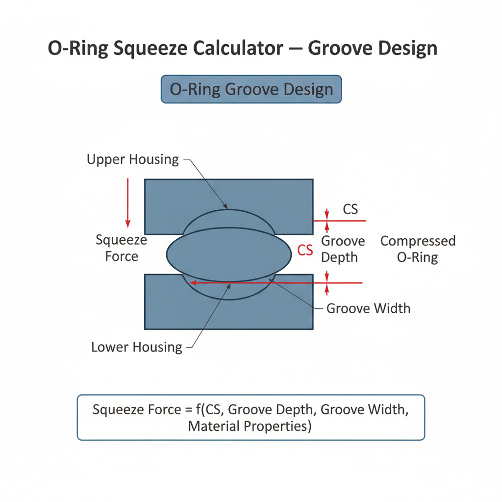 Free O-Ring Squeeze Calculator — Groove Design | FIRGELLI Engineering