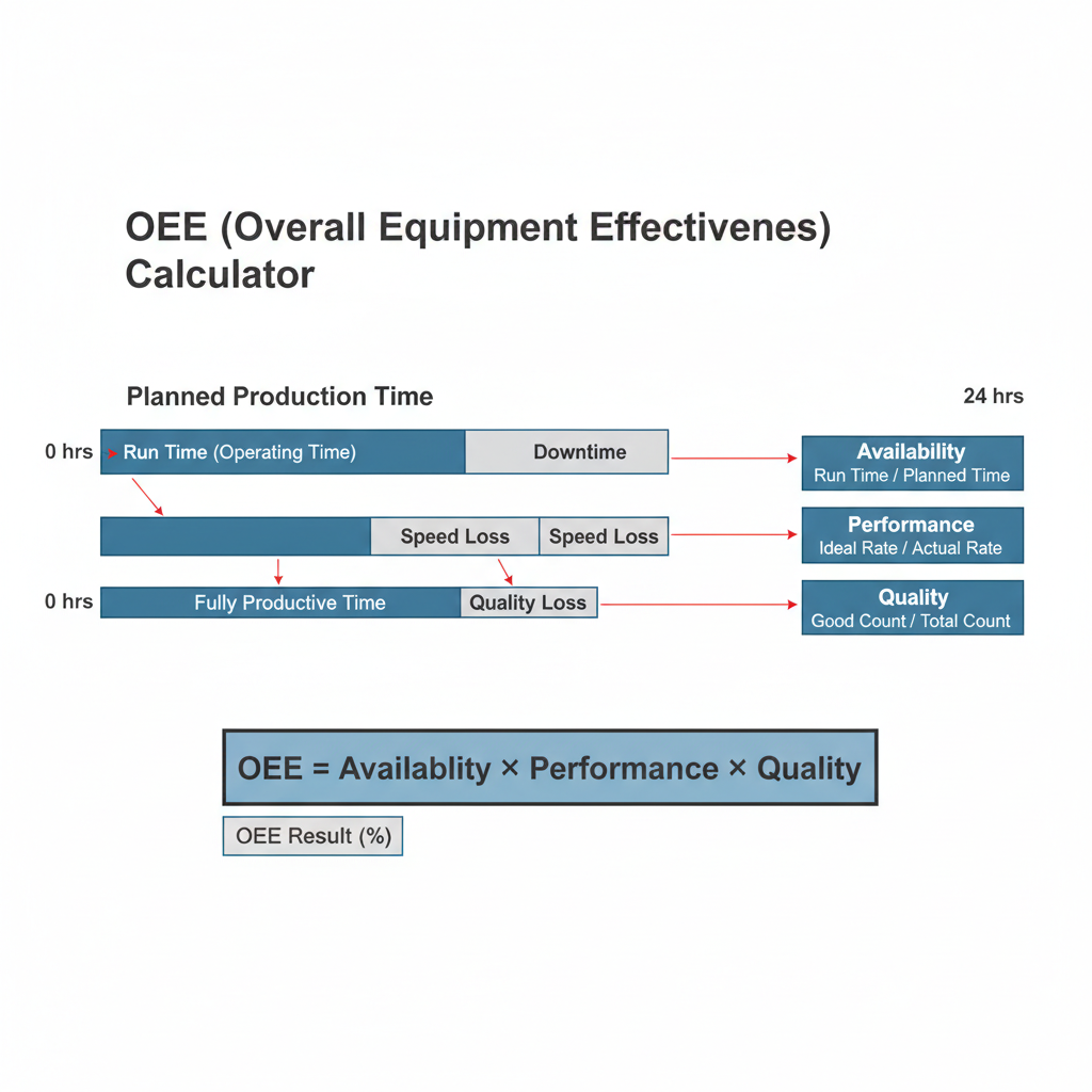 Free OEE (Overall Equipment Effectiveness) Calculator | FIRGELLI Engin