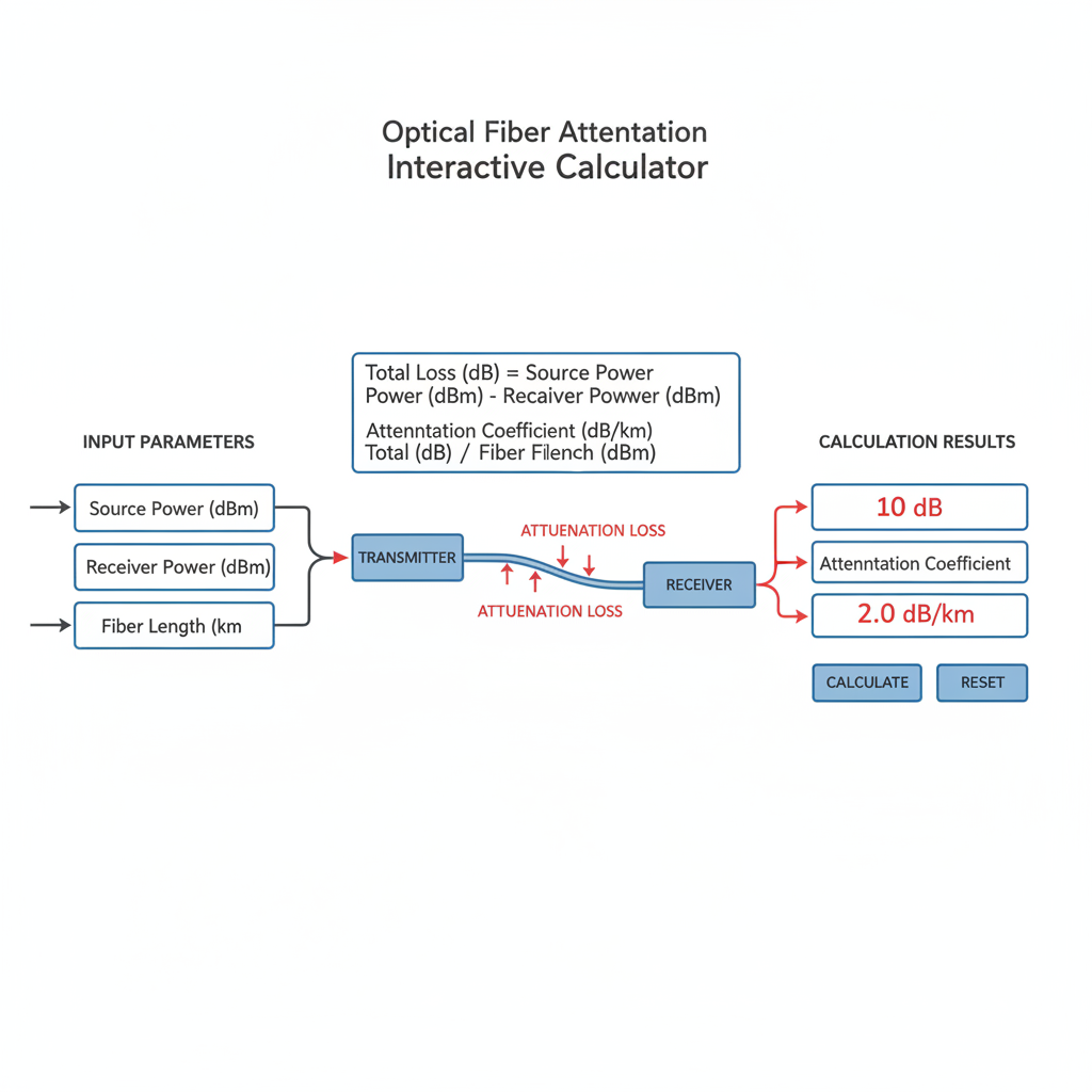 Optical Fiber Attenuation Interactive Calculator | FIRGELLI