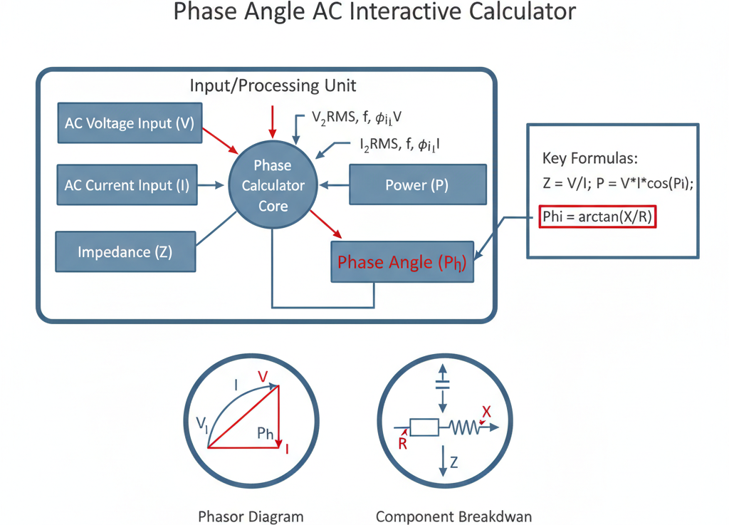 Phase Angle AC Interactive Calculator | FIRGELLI