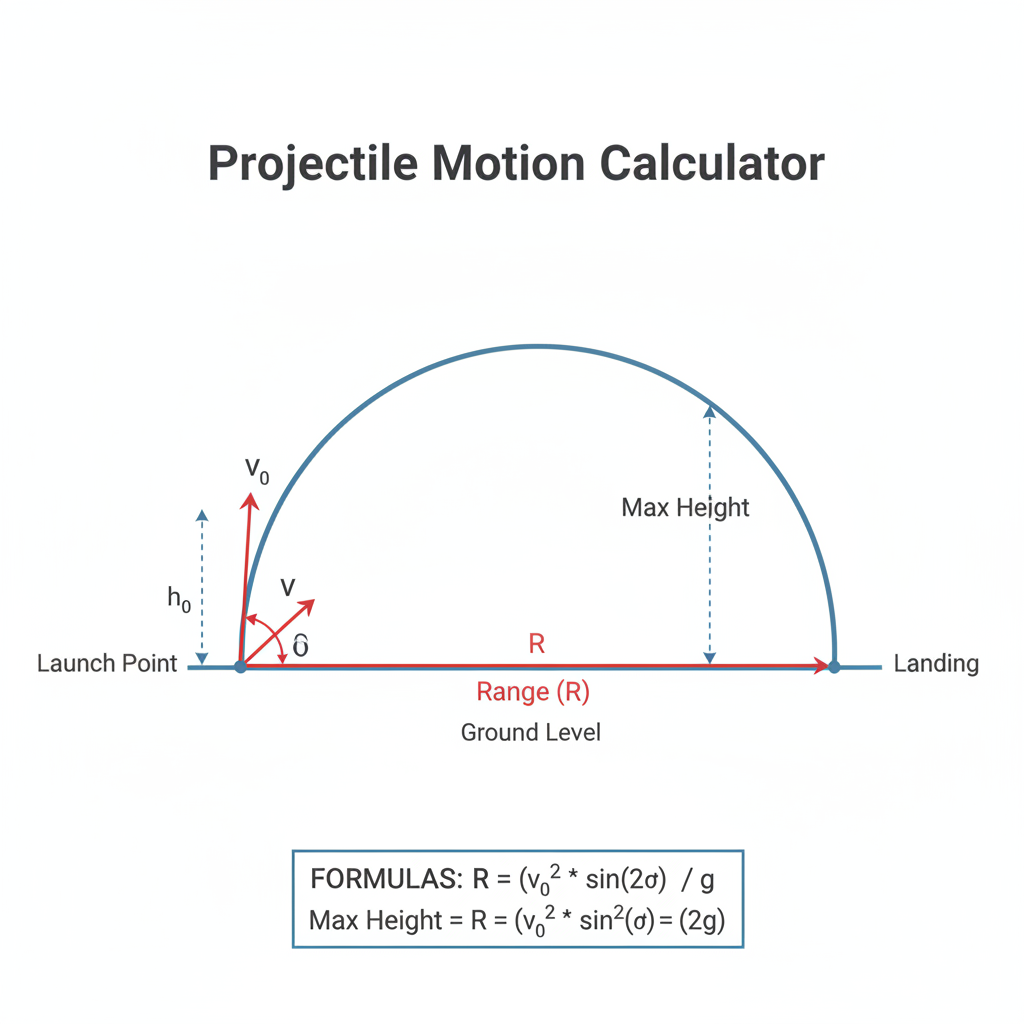Free Projectile Motion Calculator | FIRGELLI Engineering