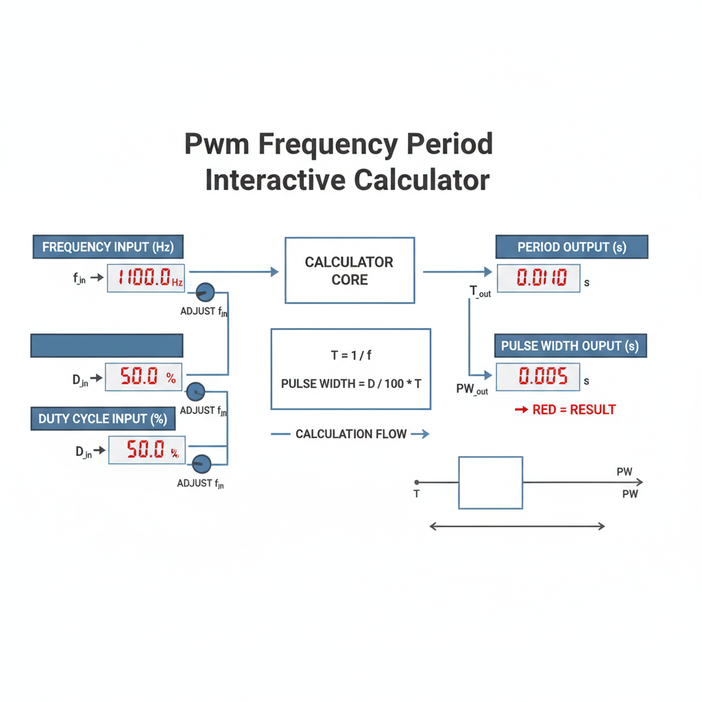 PWM Frequency Period Interactive Calculator | FIRGELLI