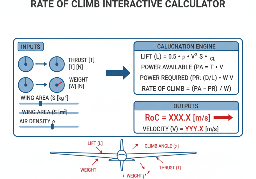 Rate of Climb Interactive Calculator | FIRGELLI