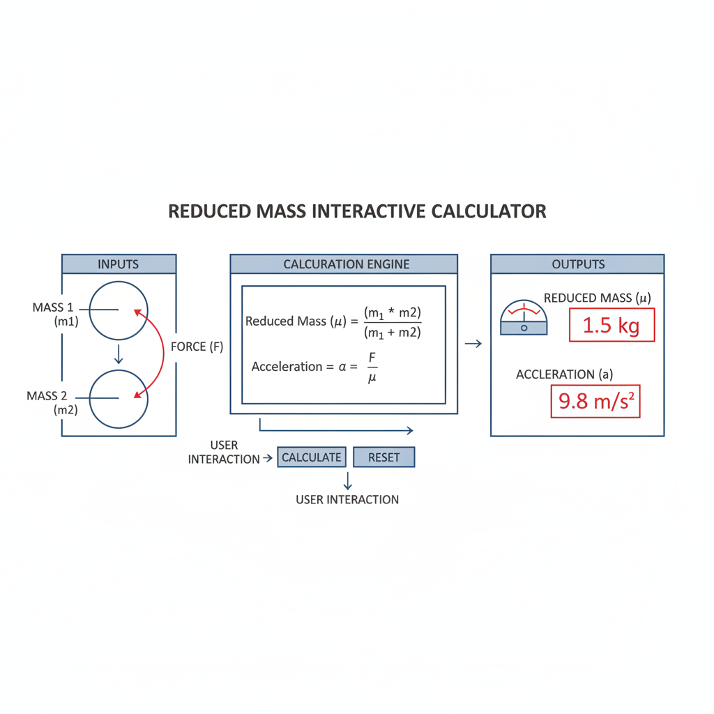 Reduced Mass Interactive Calculator | FIRGELLI