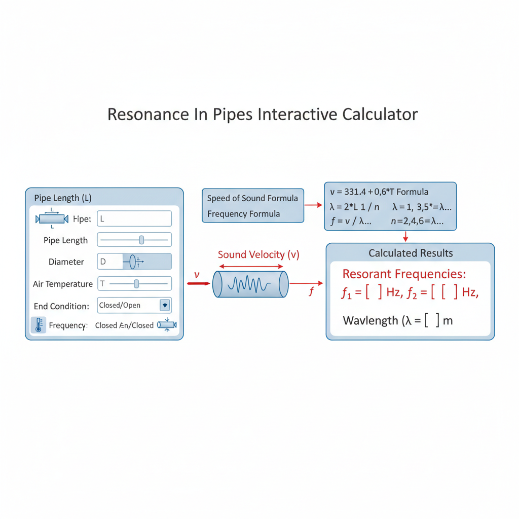 Resonance In Pipes Interactive Calculator | FIRGELLI