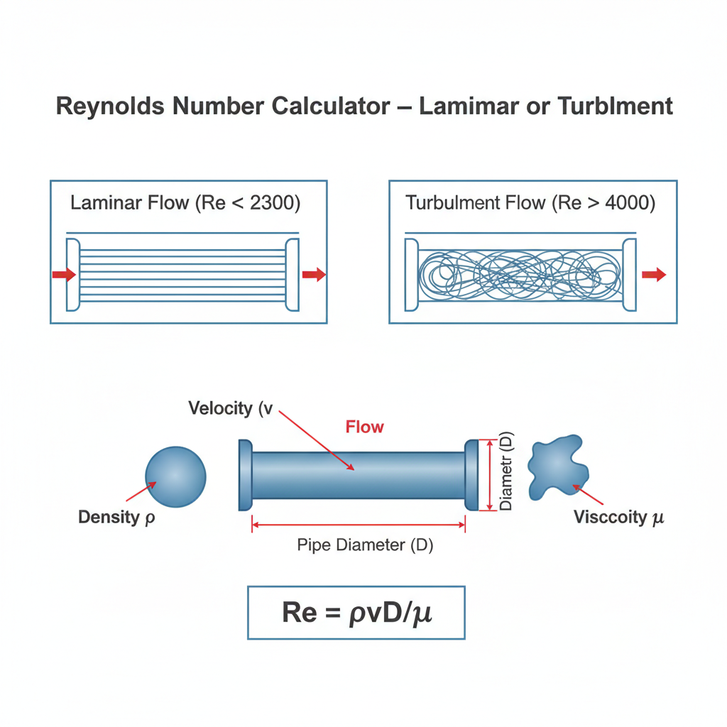 Free Reynolds Number Calculator — Laminar or Turbulent | FIRGELLI Engi