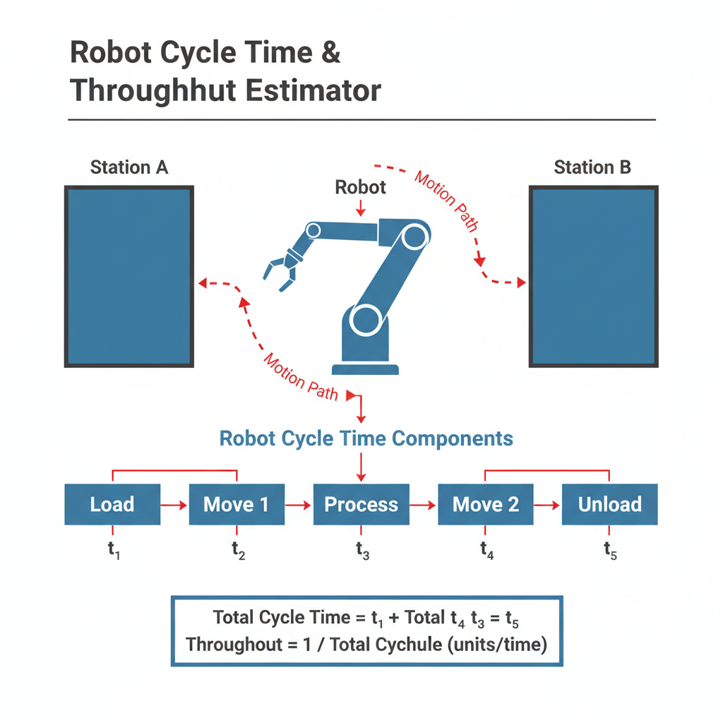 Robot Cycle Time & Throughput Estimator | FIRGELLI
