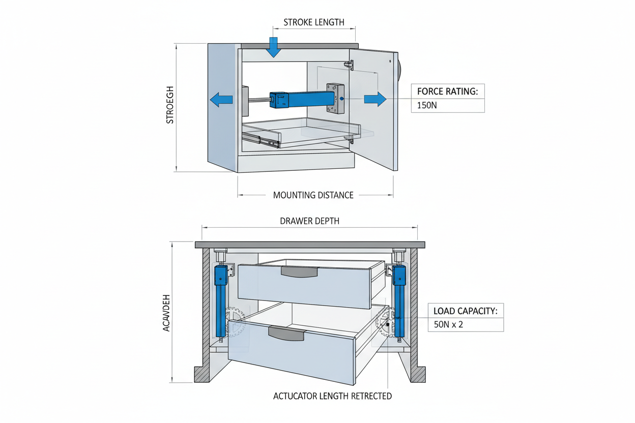 Automated Drawer Actuator Sizing Guide | FIRGELLI Tips