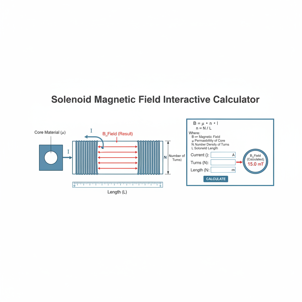 Solenoid Magnetic Field Interactive Calculator | FIRGELLI