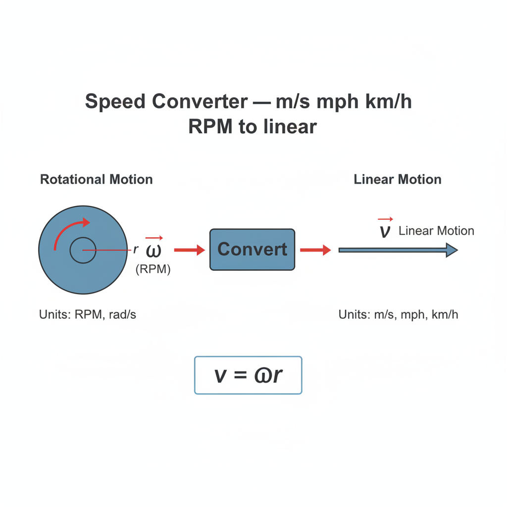 Free Speed Converter — m/s mph km/h RPM to linear | FIRGELLI Engineeri