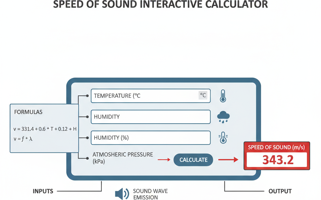 Speed of Sound Interactive Calculator | FIRGELLI