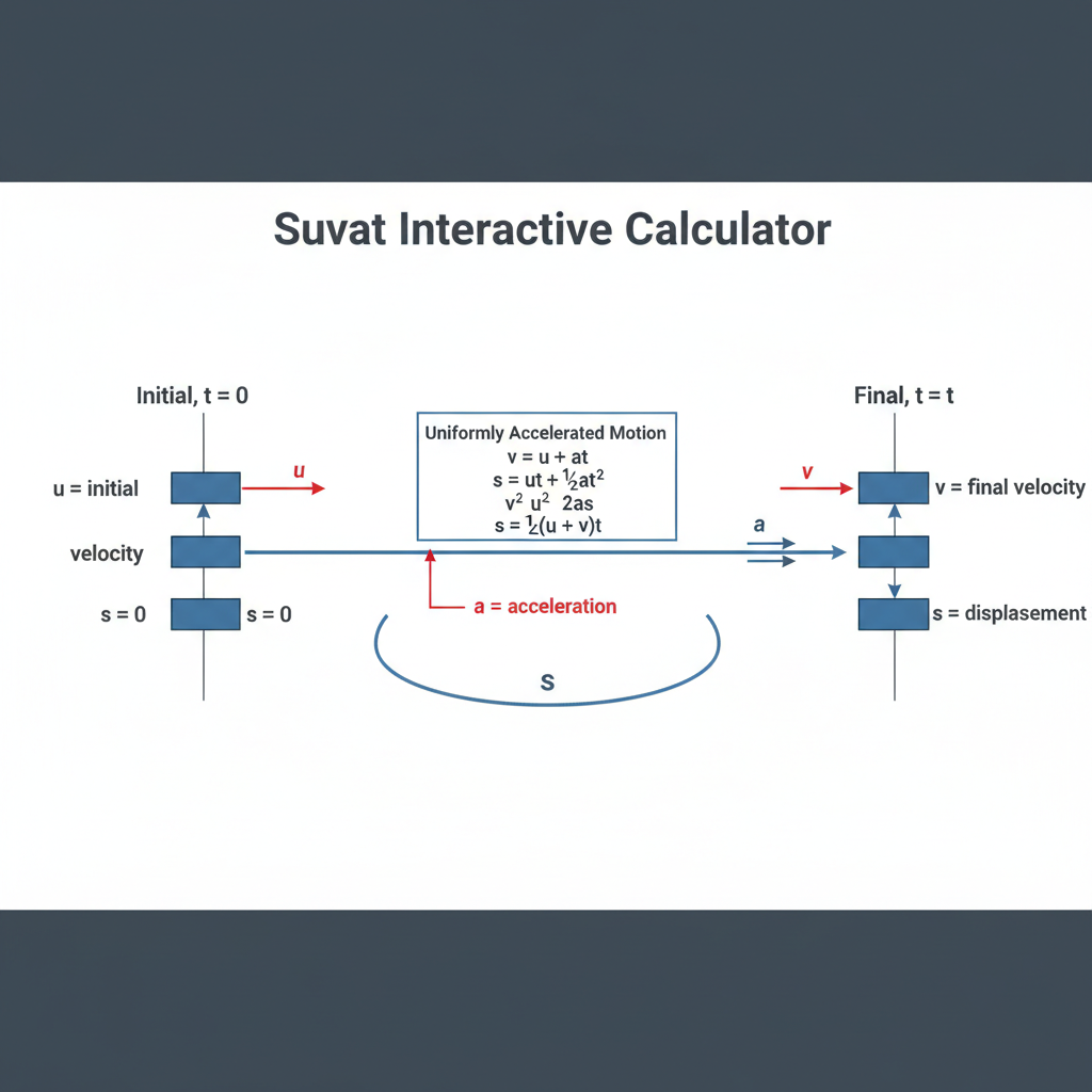 SUVAT Interactive Calculator | Motion & Kinematics | FIRG...