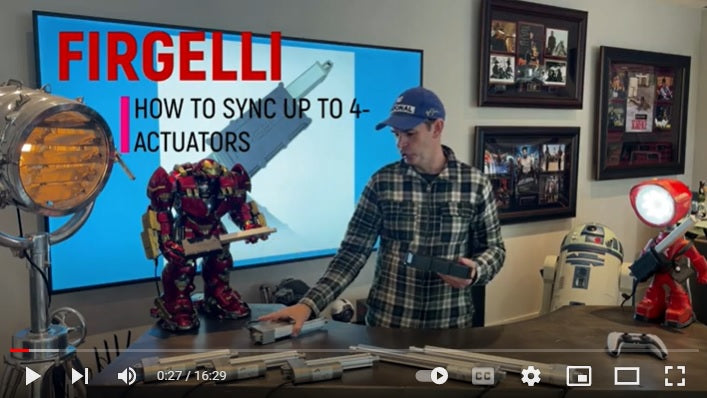 How to Synchronize up to 4 Linear Actuators | FIRGELLI