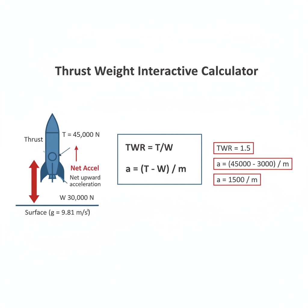 Thrust-to-Weight Ratio Interactive Calculator | FIRGELLI