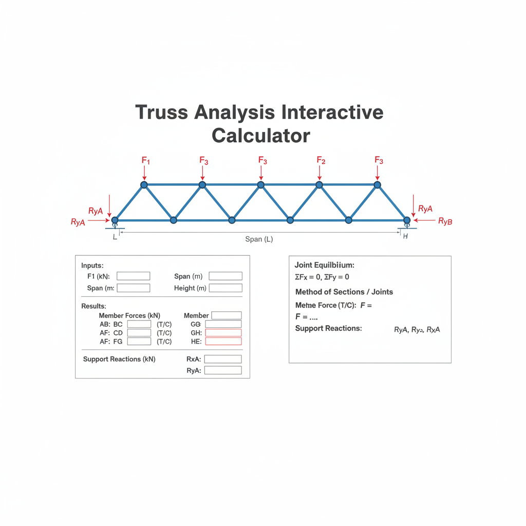 Truss Analysis Interactive Calculator | FIRGELLI