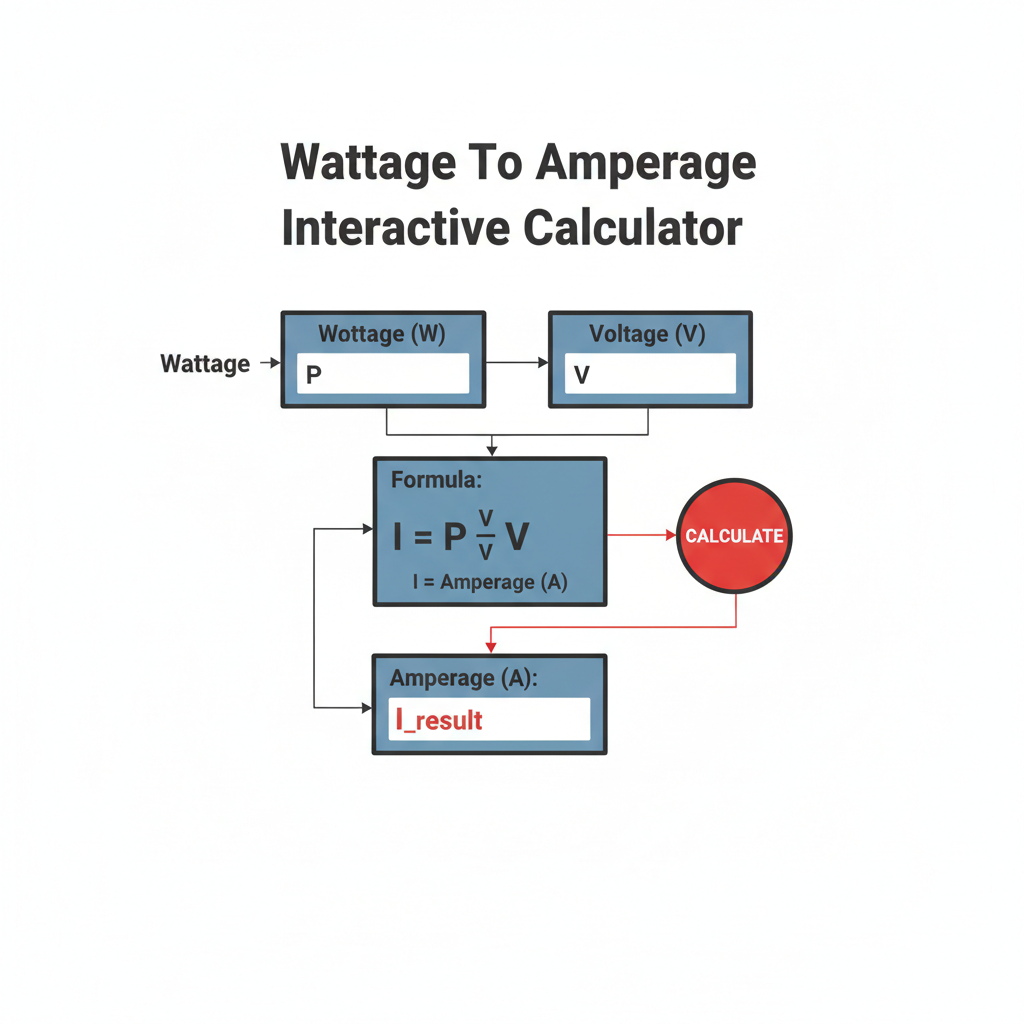 Wattage to Amperage Interactive Calculator | FIRGELLI