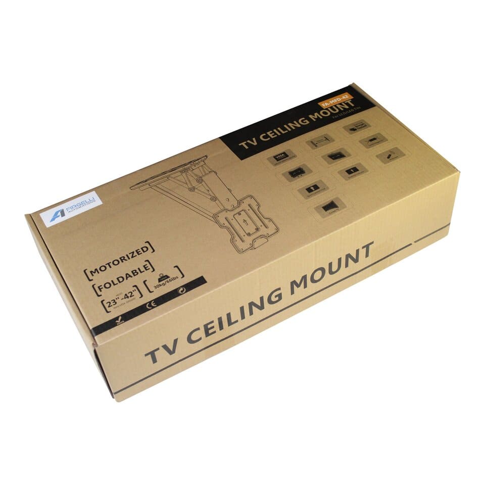 Motorized Retractable Tv Ceiling Mount Motorized Flip Down TV Mount
