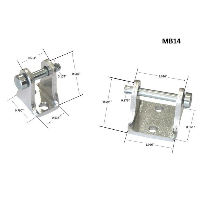 MB14 Bracket | For Bullet Series Mini Actuators